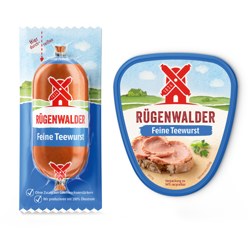 Teewurst als Brotaufstrich | Rügenwalder Mühle