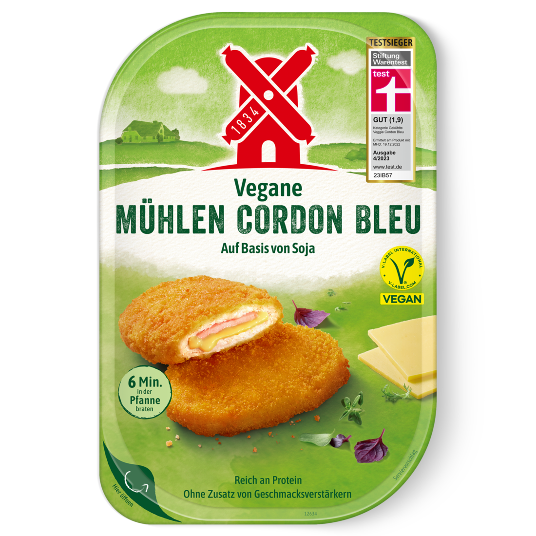 Veganes Mühlen Cordon Bleu genießen | Rügenwalder Mühle