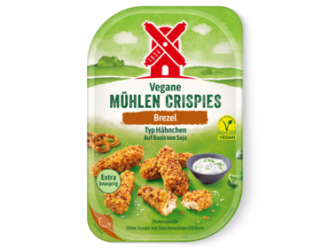 Vegane Mühlen Crispies Brezel entdecken | Rügenwalder Mühle