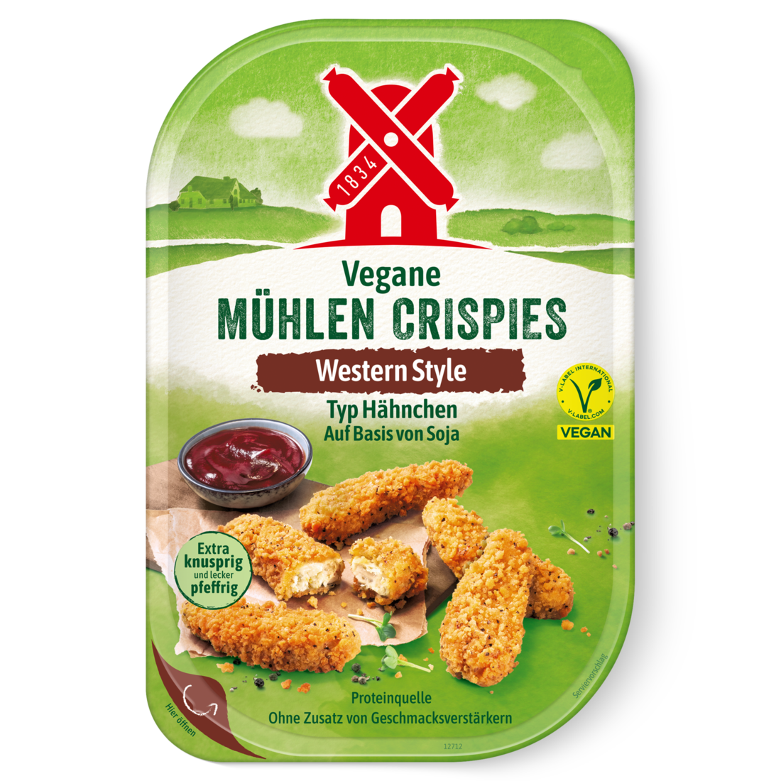 Vegane Mühlen Crispies Western Style | Rügenwalder Mühle