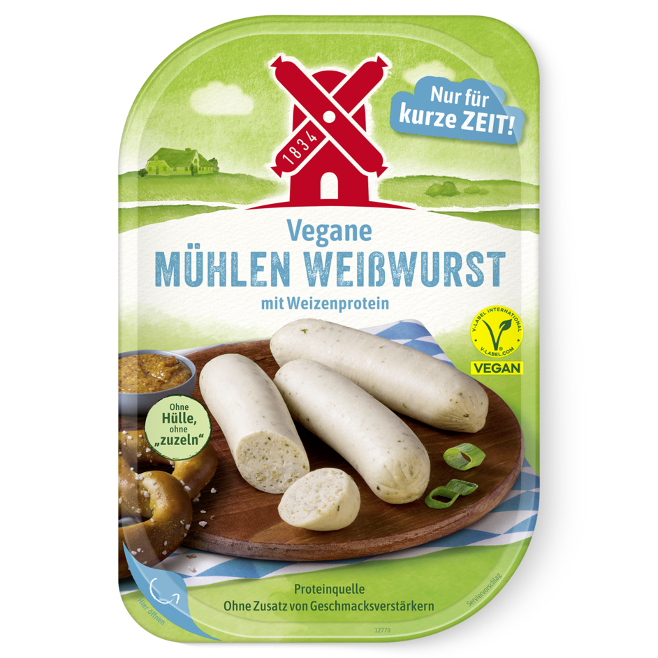 Vegane Weißwurst: echt bayrisch | Rügenwalder Mühle
