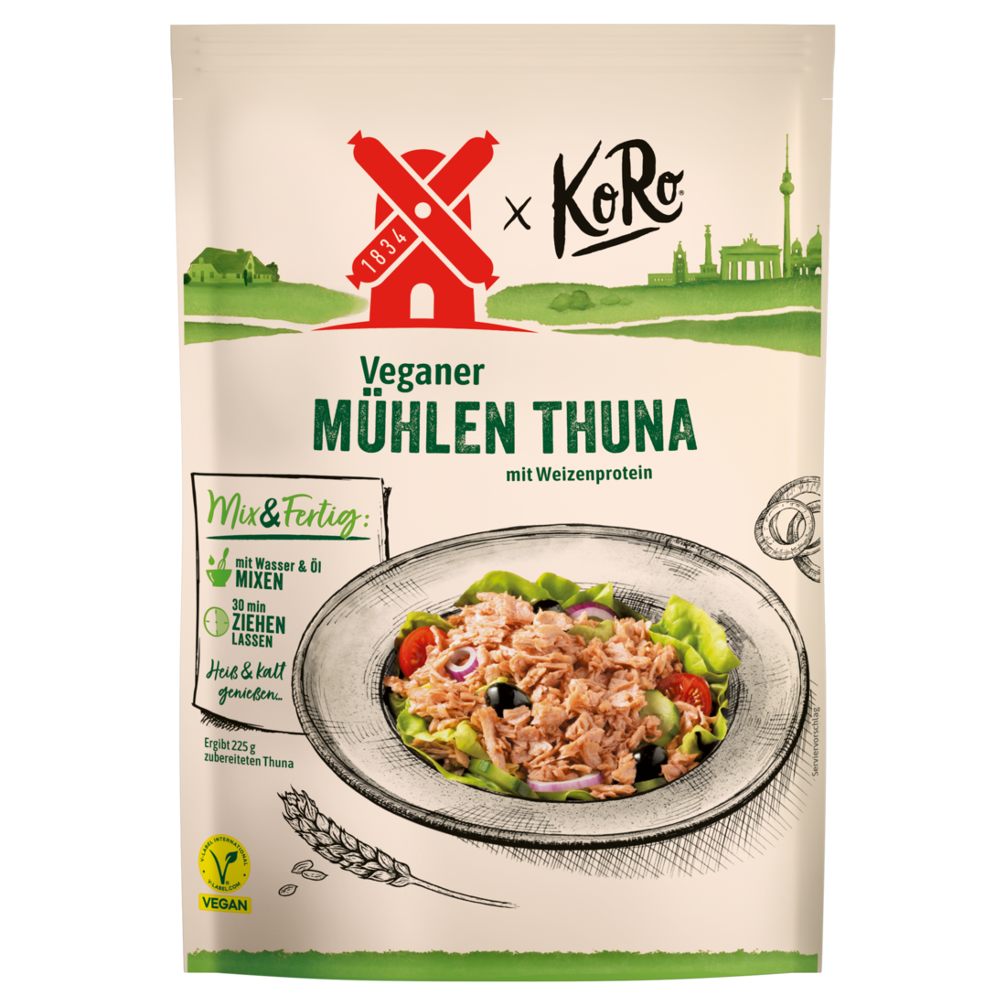 Mix & Fertig Veganer Mühlen Thuna x KoRo | Rügenwalder Mühle