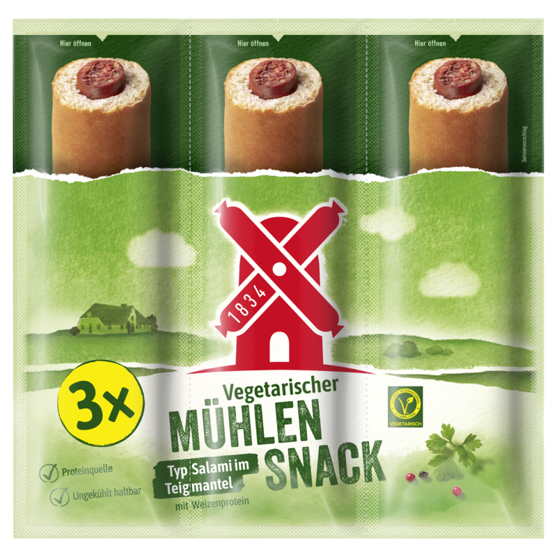 Vegetarische Mühlen Würstchen probieren | Rügenwalder Mühle