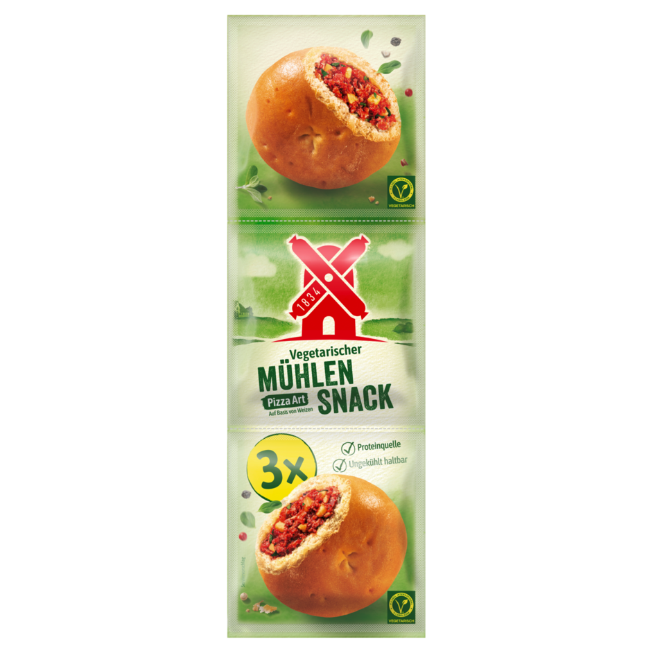 Vegetarischer Snack Pizza Art | Rügenwalder Mühle