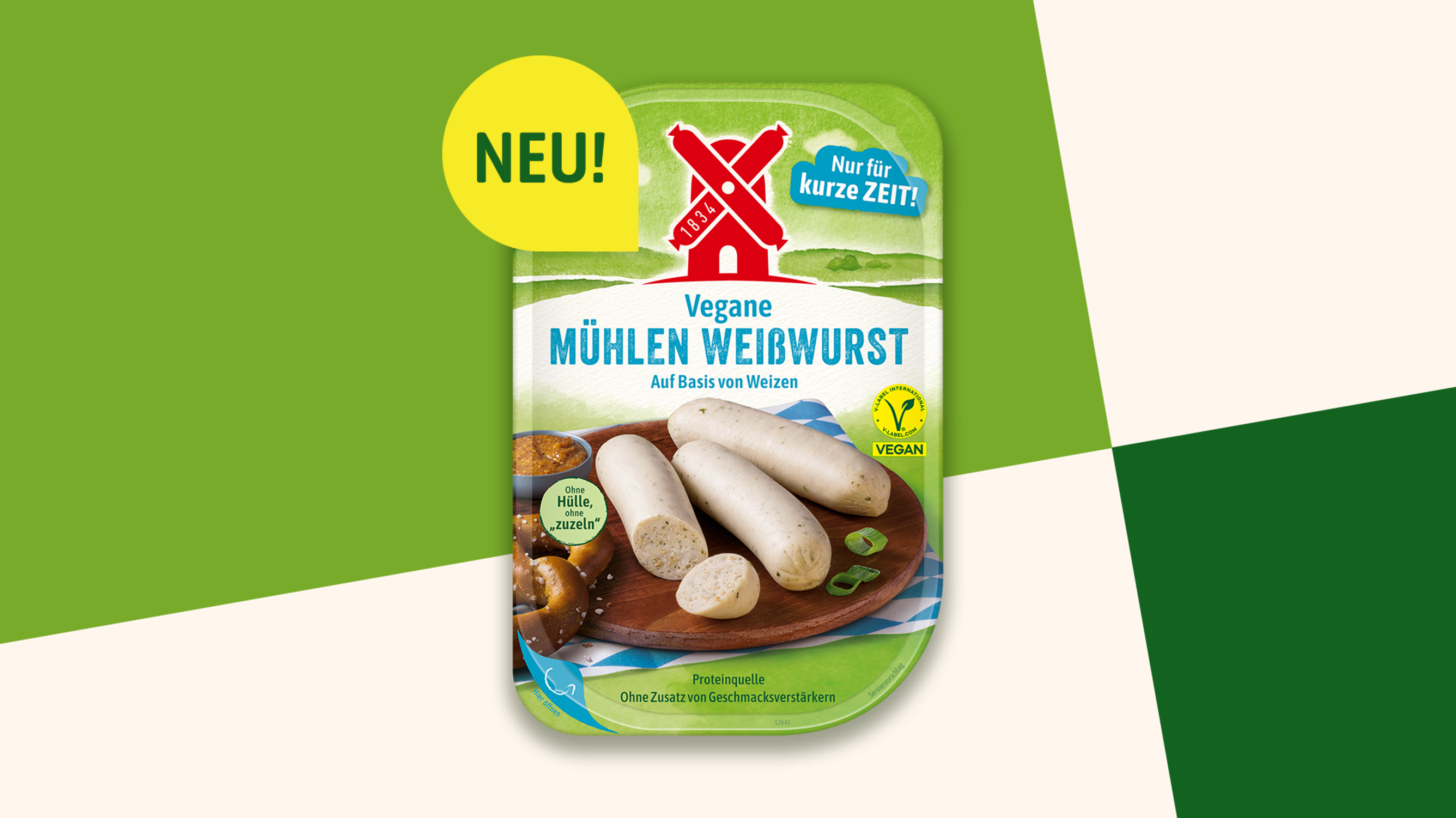 Neue vegane Weisswurst | Rügenwalder Mühle